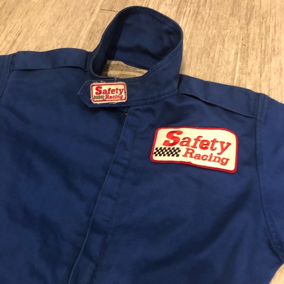 safety racing | Other | Safety Racing Coveralls Navy Blue Race Car 204 ...